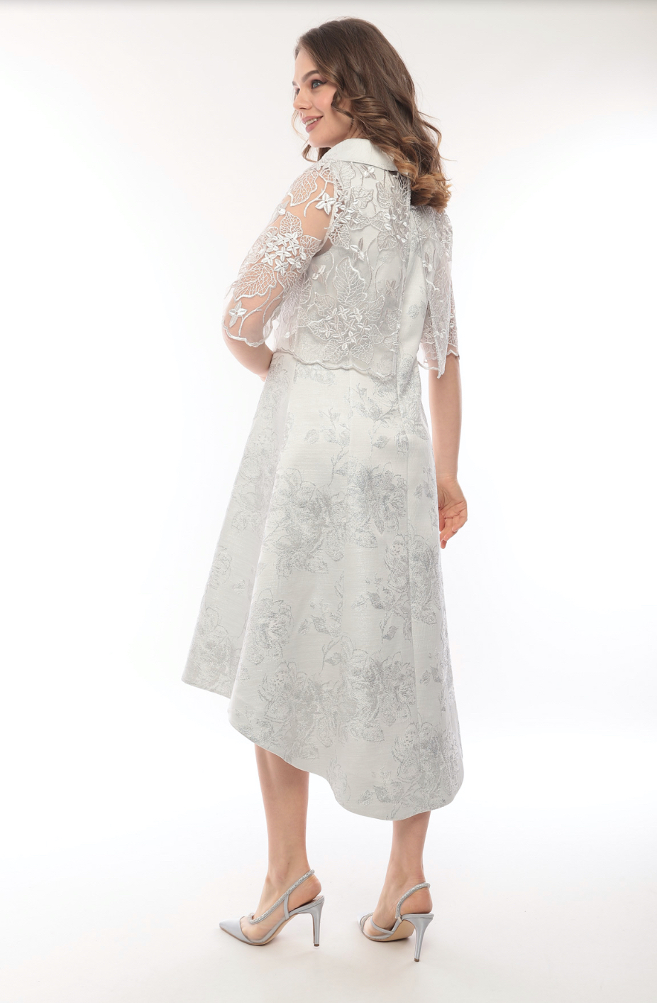 Lizabella 7311 04 Mother of the Bride Dress with Lace Jacket ...
